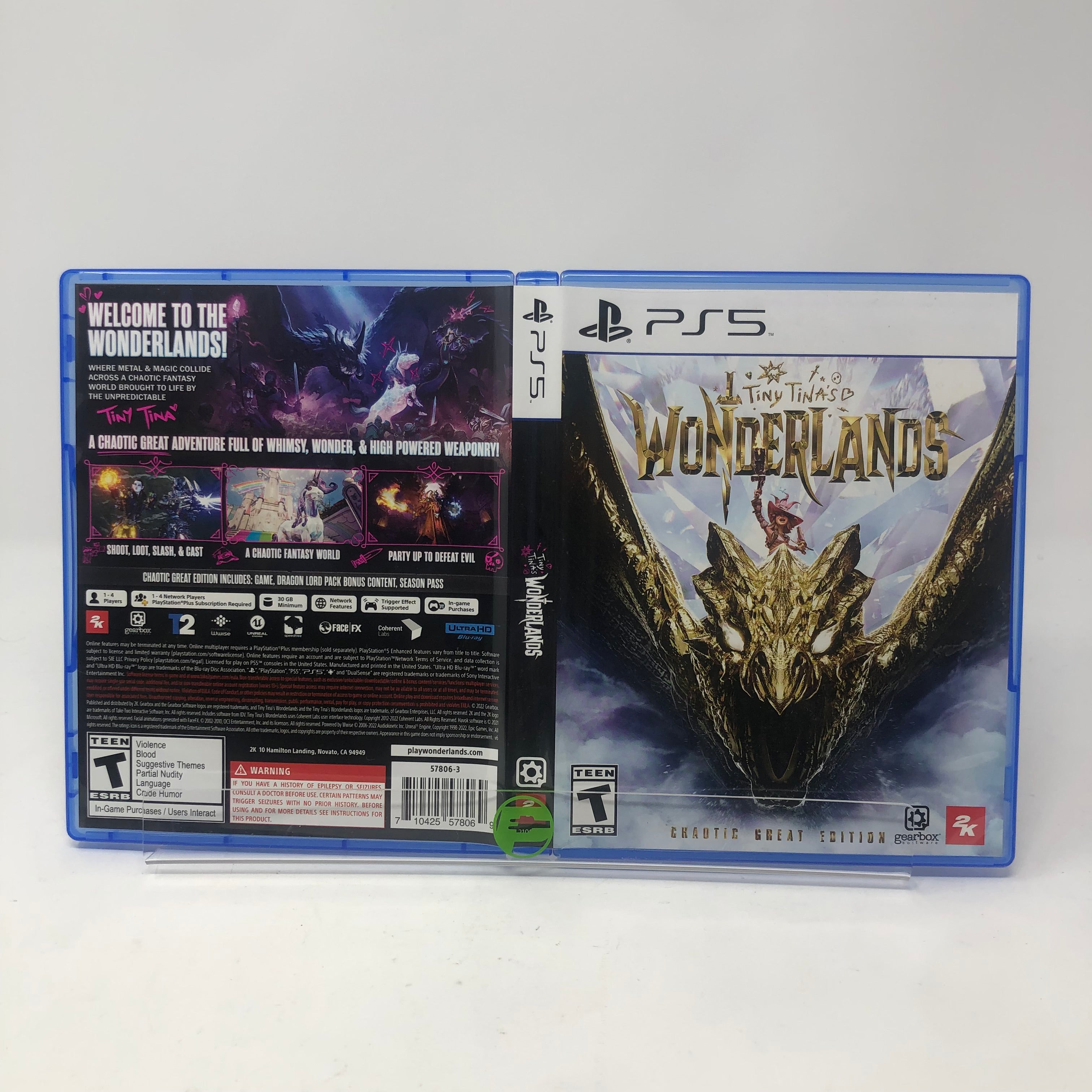 Tiny Tina's Wonderlands Chaotic Great Edition (Sony PlayStation 5 PS5 ...